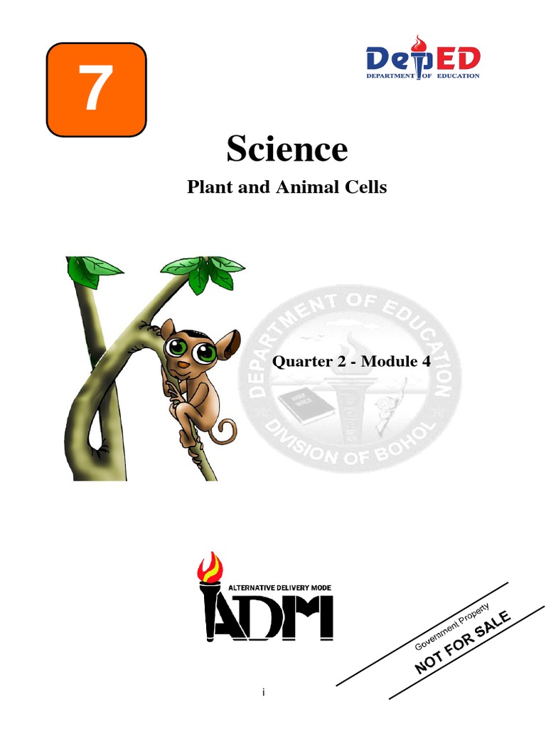 Sci7 Q2 Wk4 Module4 | PDF | Cell (Biology) | Cytoplasm