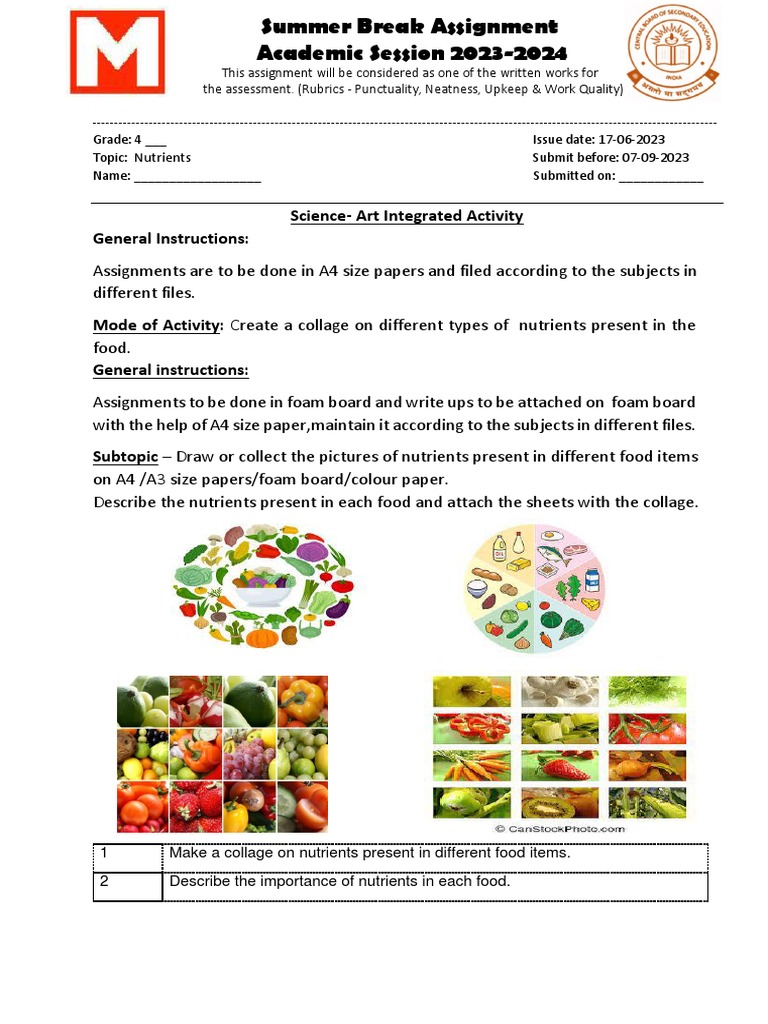 GR 4 Science Art Integrated Activity | PDF