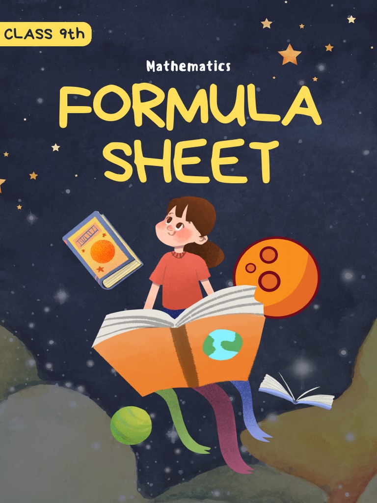 9th Maths Formula Booklet - Shobhit Nirwan | PDF