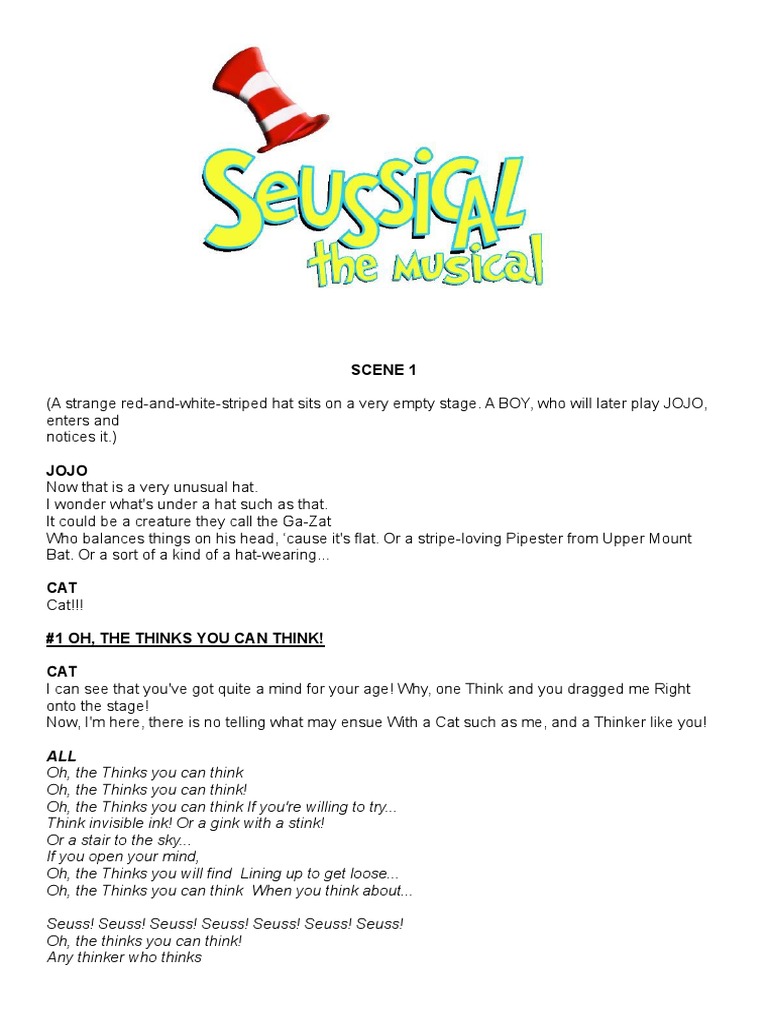 Seussical Script | PDF