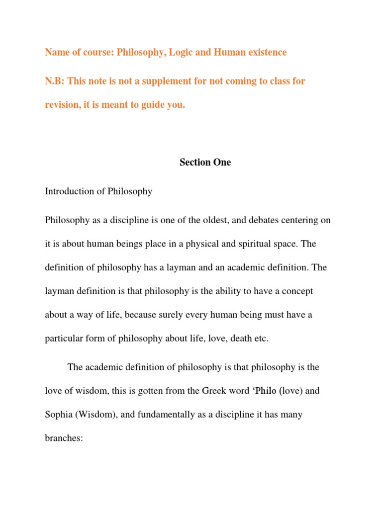 GST 113 Revised Notes | PDF | Knowledge | Fallacy