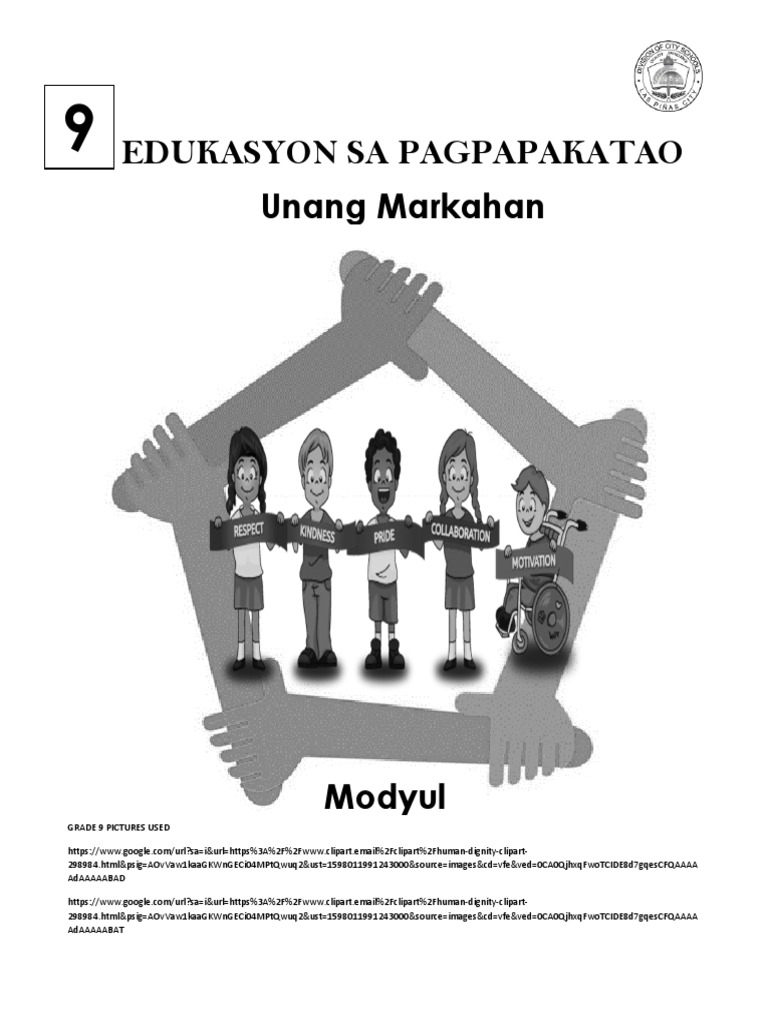 Edukasyon Sa Pagpapakatao Unang Markahan | PDF