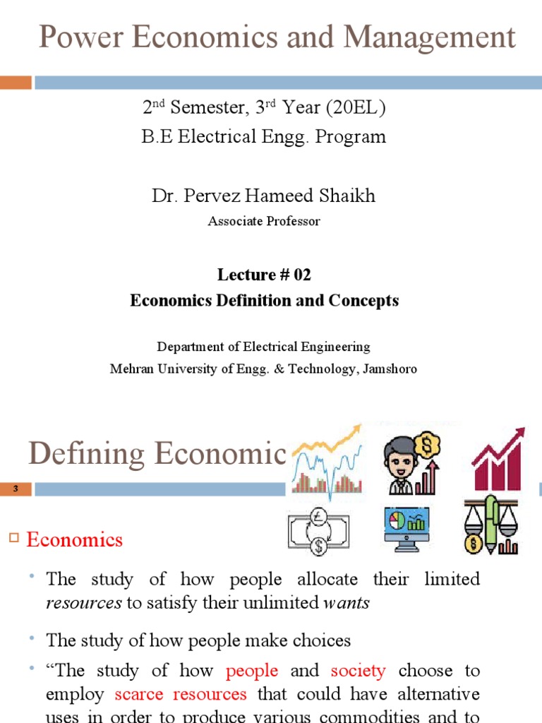 Lect-02 Economics Definition and Concepts (Autosaved) | PDF | Economics | Gross Domestic Product