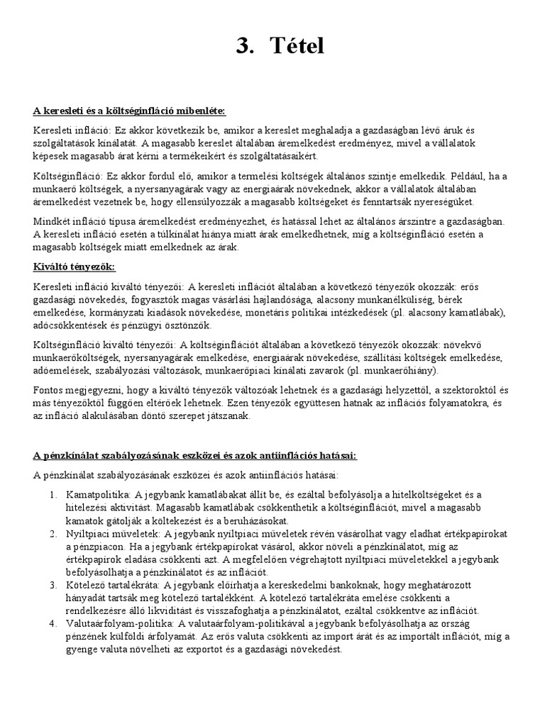 Tétel - A Kidlgozva | PDF