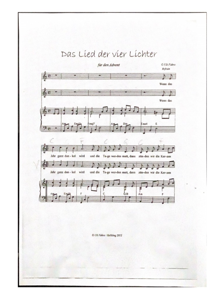 Das Lied Der Vier Lichter | PDF