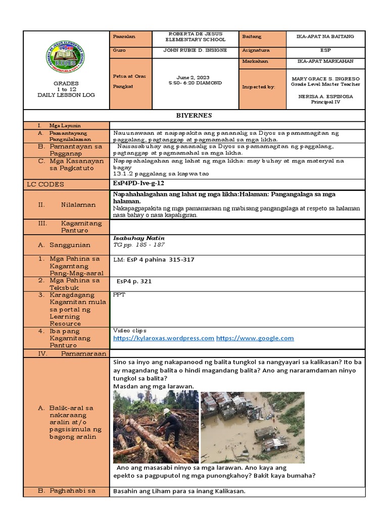 DLP ESP Q4 June 1 2 2023 | PDF