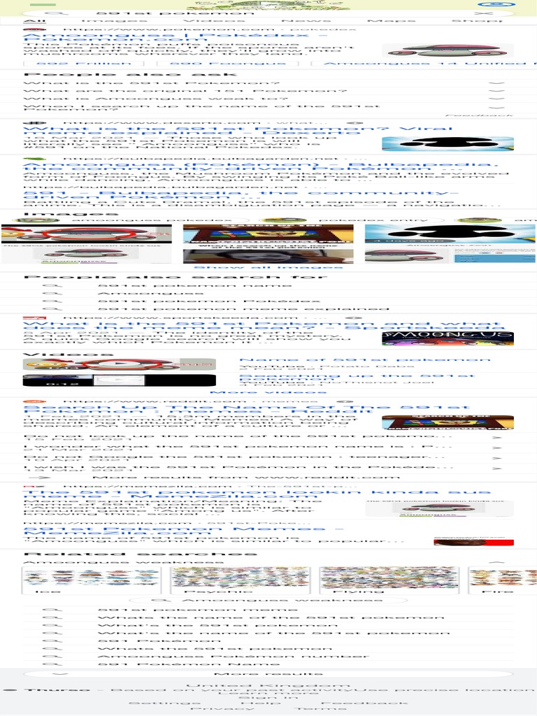 591st Pokemon | PDF | Pokémon | Nintendo Franchises