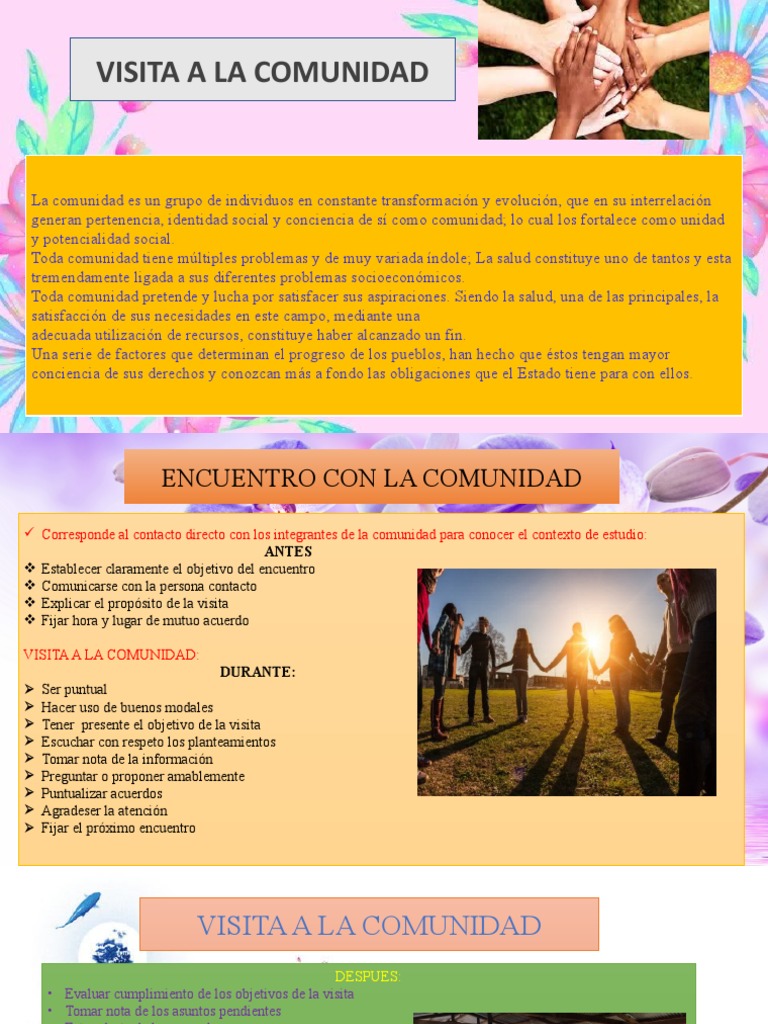 ##3VISITA A LA Comunidad........................ | PDF | Familia