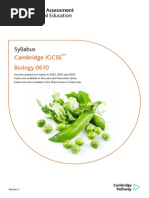 Cambridge IGCSE 0653 Combined Science Syllabus For Examination in 2025 ...