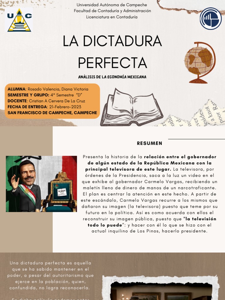 La Dictadura Perfecta Pdf