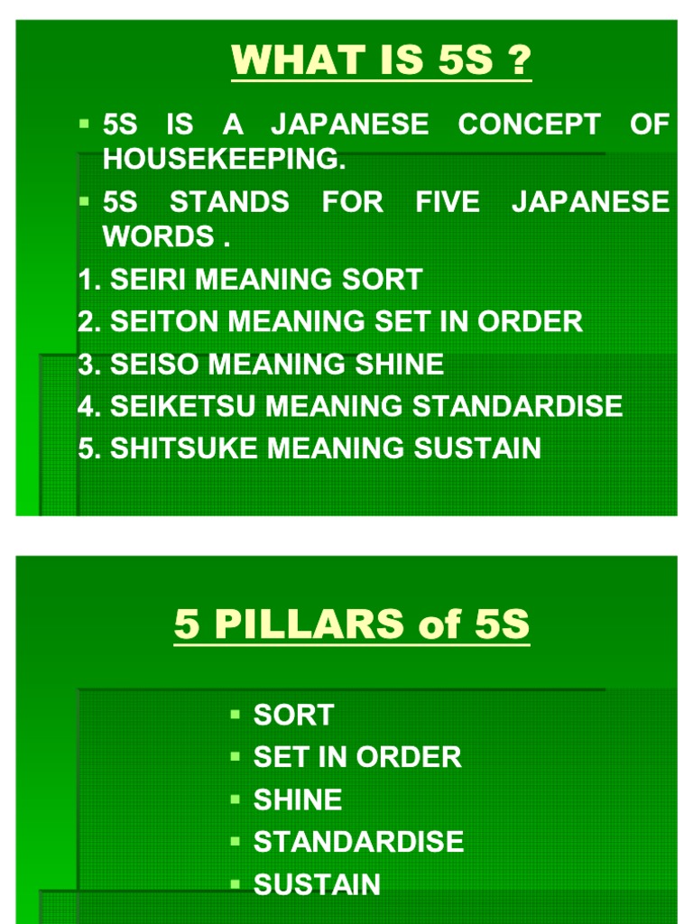 5s Awareness Presentation | PDF | Business