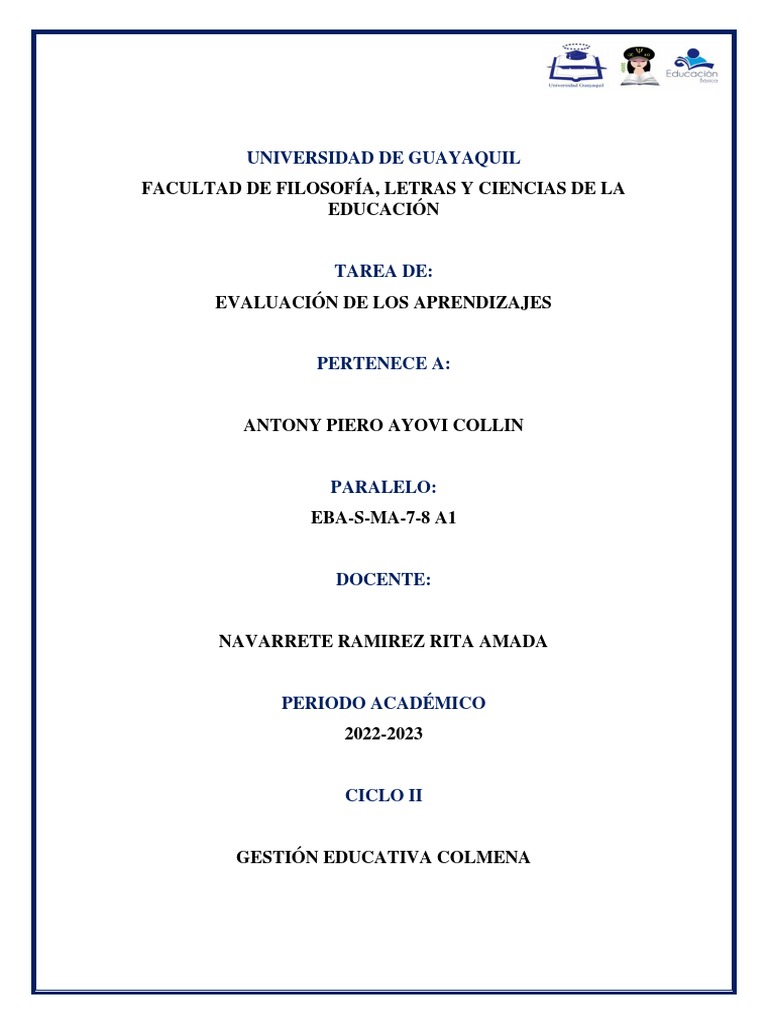 Gestión Educativa Colmena Pdf Enseñando Pedagogía