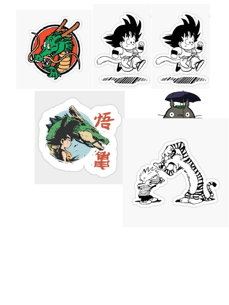 GOKU STICKERS | PDF