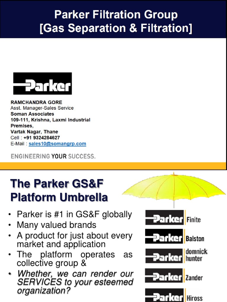 Parker Filtration Group - GSF (July 2016) | PDF | Filtration | Physical ...