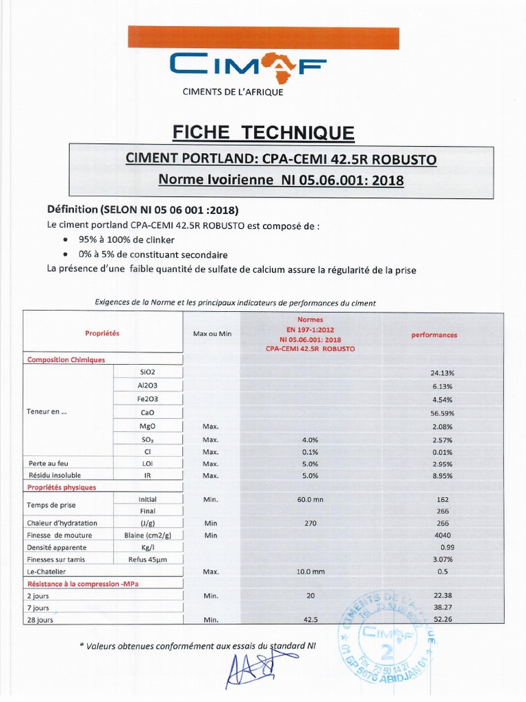 Fiche Technique 10-11-2022 | PDF