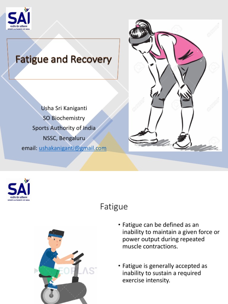 Fatigue and Recovery | PDF | Lactic Acid | Skeletal Muscle