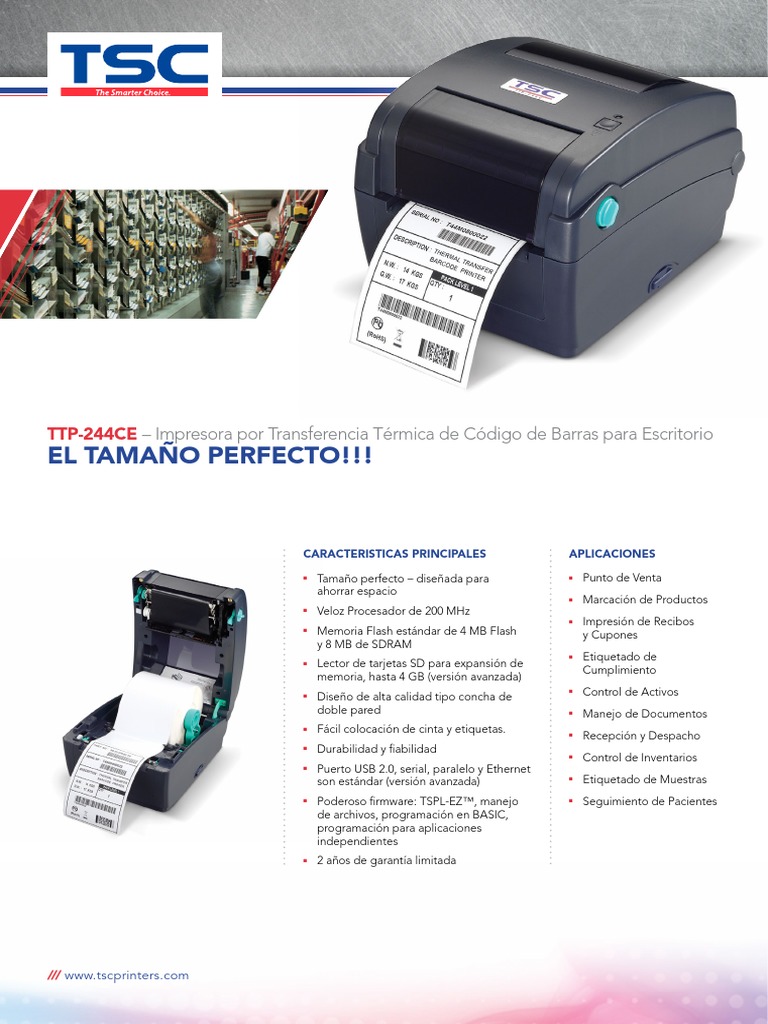 TTP-244CE_datasheet_A4_SP_051216 | PDF | Bienes manufacturados ...