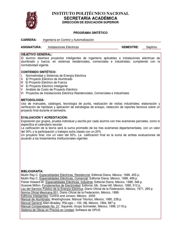 Instalaciones El Ctricas | PDF | Ingenieria Eléctrica | Ingeniería