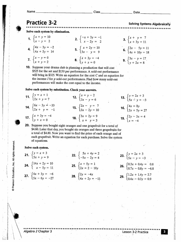 Unit 3 Rev. - H.Alg .2 | PDF