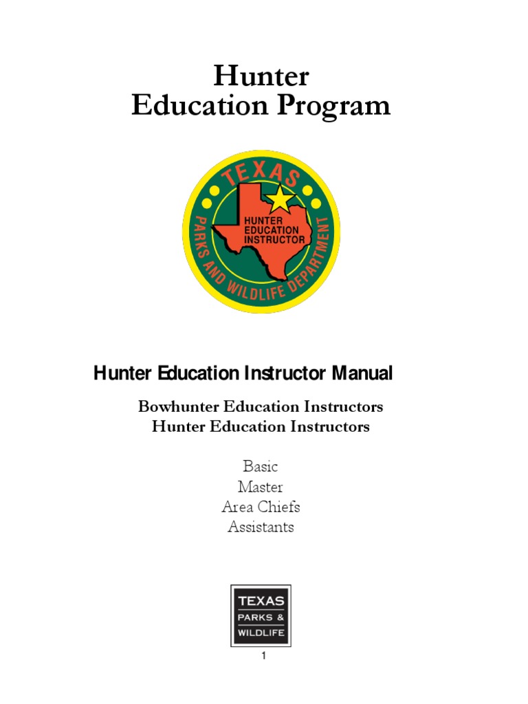Hunter Education Instructor Manual | PDF
