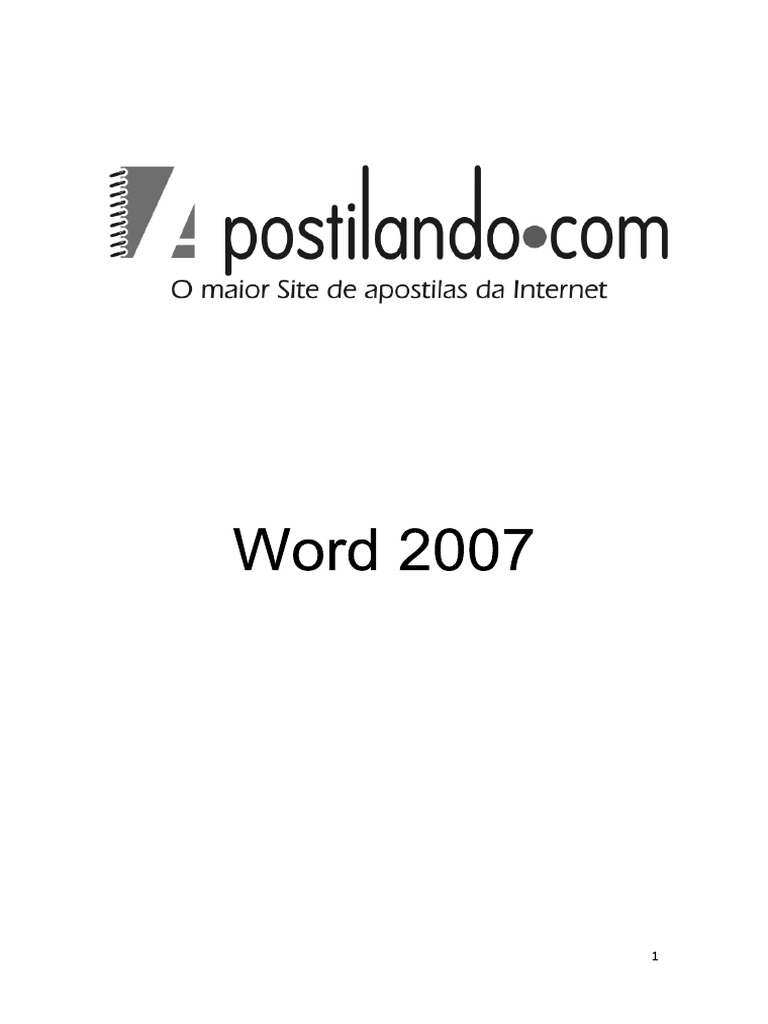 Apostila Word | PDF