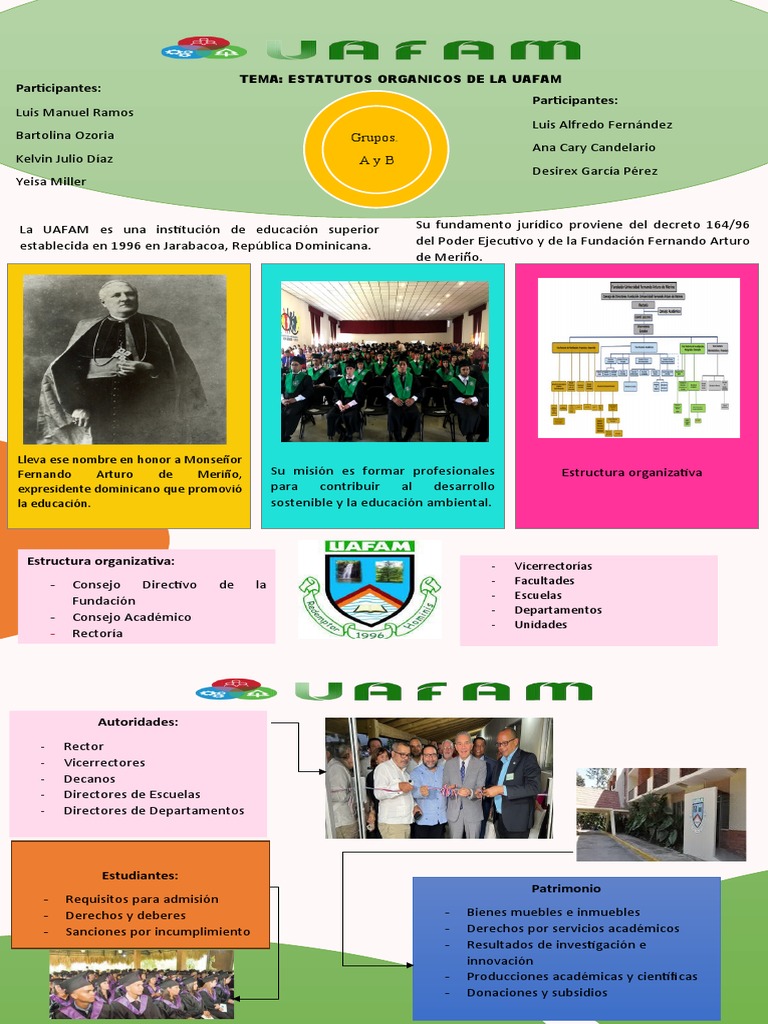 Organigrama de La Uafam Sobre Los Estatuto Orgatico 2 | PDF