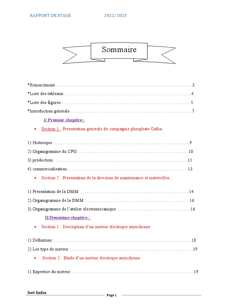 Rapport de Stage 2eme | PDF