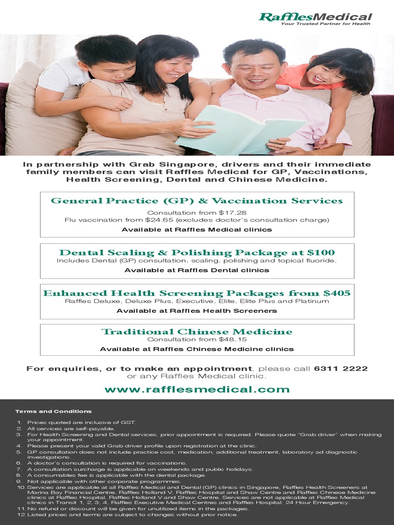 Raffles Medical Rates | PDF