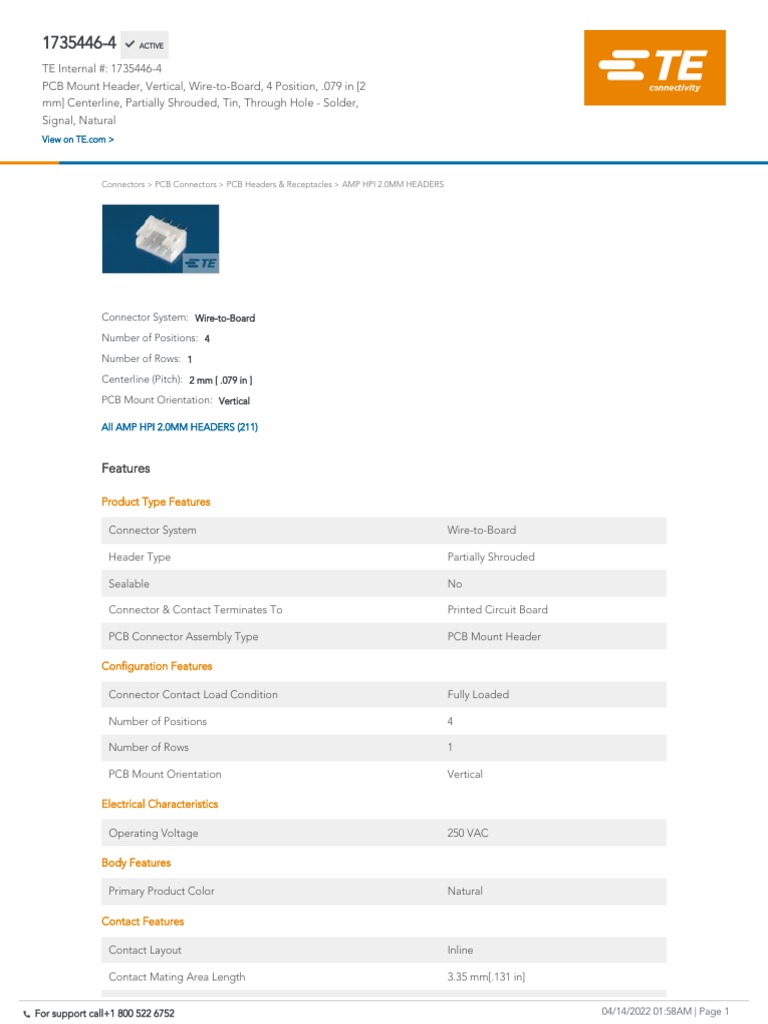 Product 1735446 4.datasheet | PDF