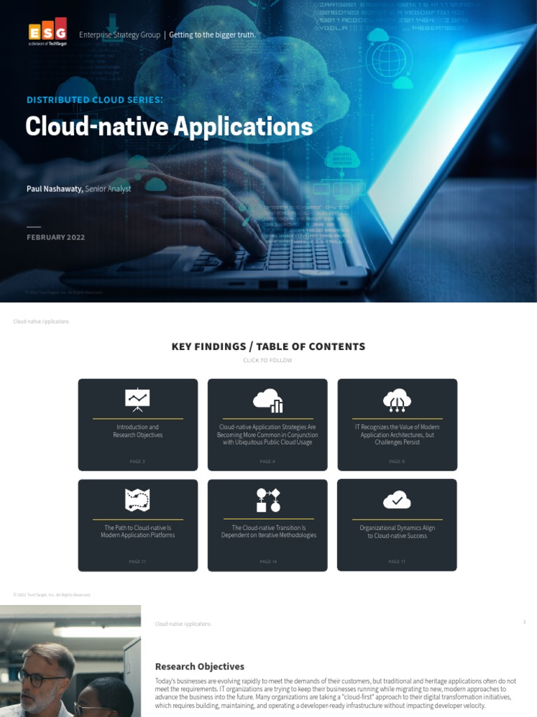 (Ebook) Distributed Cloud Series - Cloud Native Apps Survey - ESG ... (Ebook) Distributed Cloud Series - Cloud Native Apps Survey - ESG ...