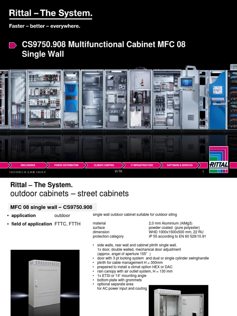 Rittal - 9750908 - Data Sheets - 3 - 5439 | PDF | Power Supply ...