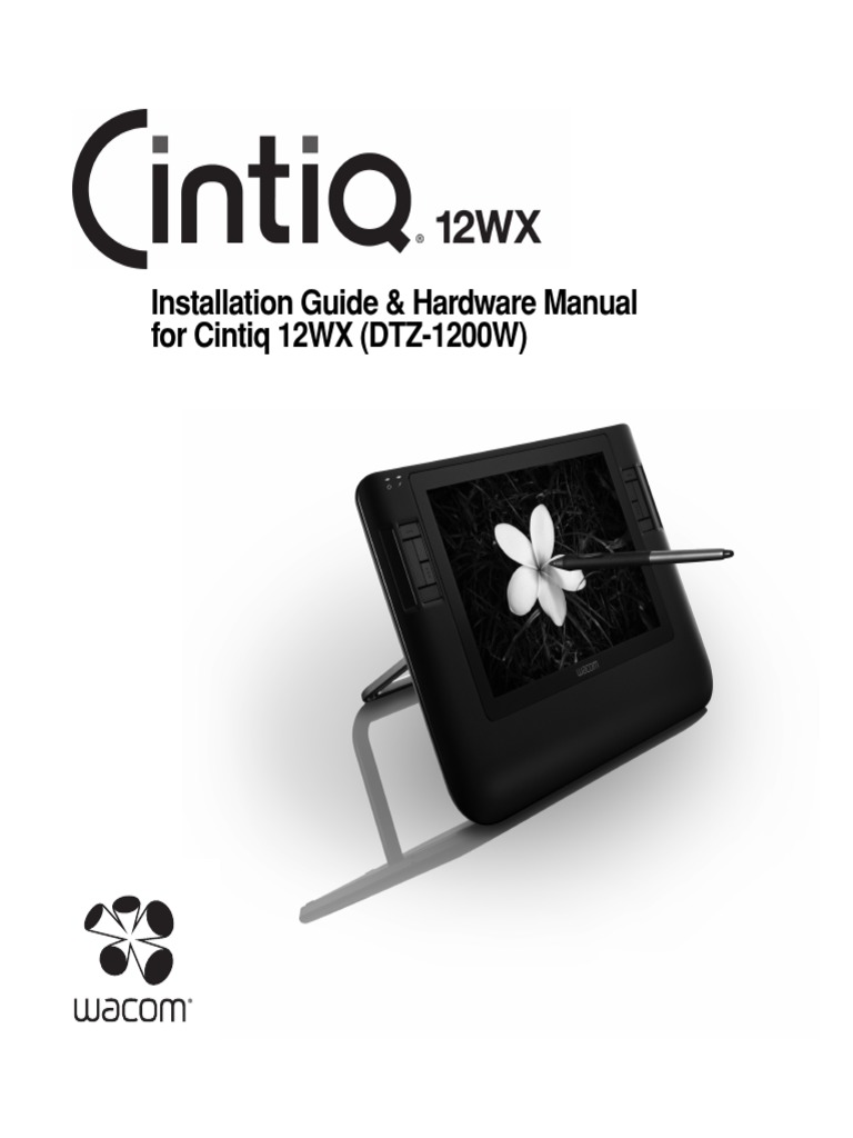 Cintiq12WX UserManual Final | PDF | Display Resolution | Video