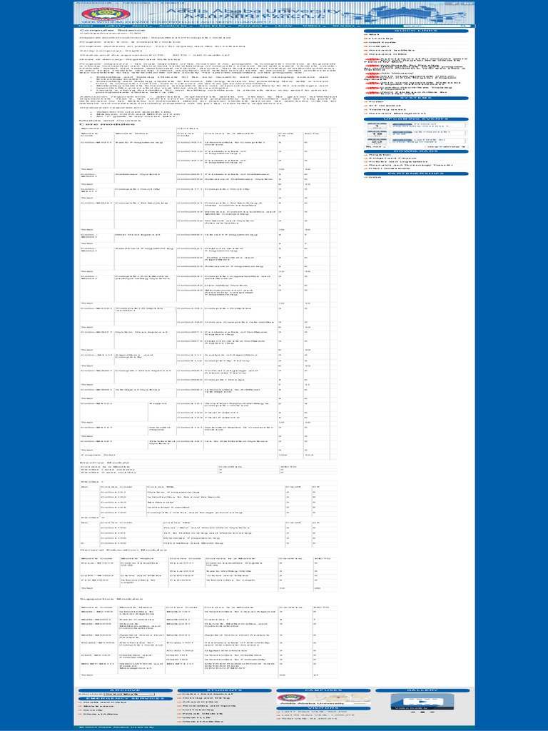 Computer Science - Addis Ababa University | PDF | Computer Programming ...