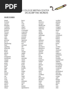 75 Words to Describe Smells | PDF | Odor | Perfume