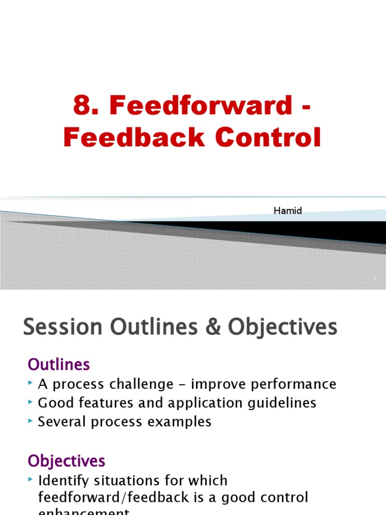 8 Feedforward - Feed Back Control | PDF