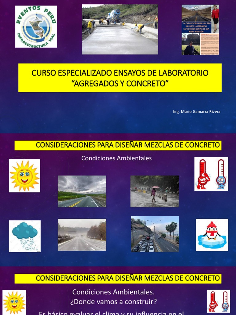 Diseño Mezclas de Concreto (Aci) - Epivial | PDF | Hormigón | Cemento