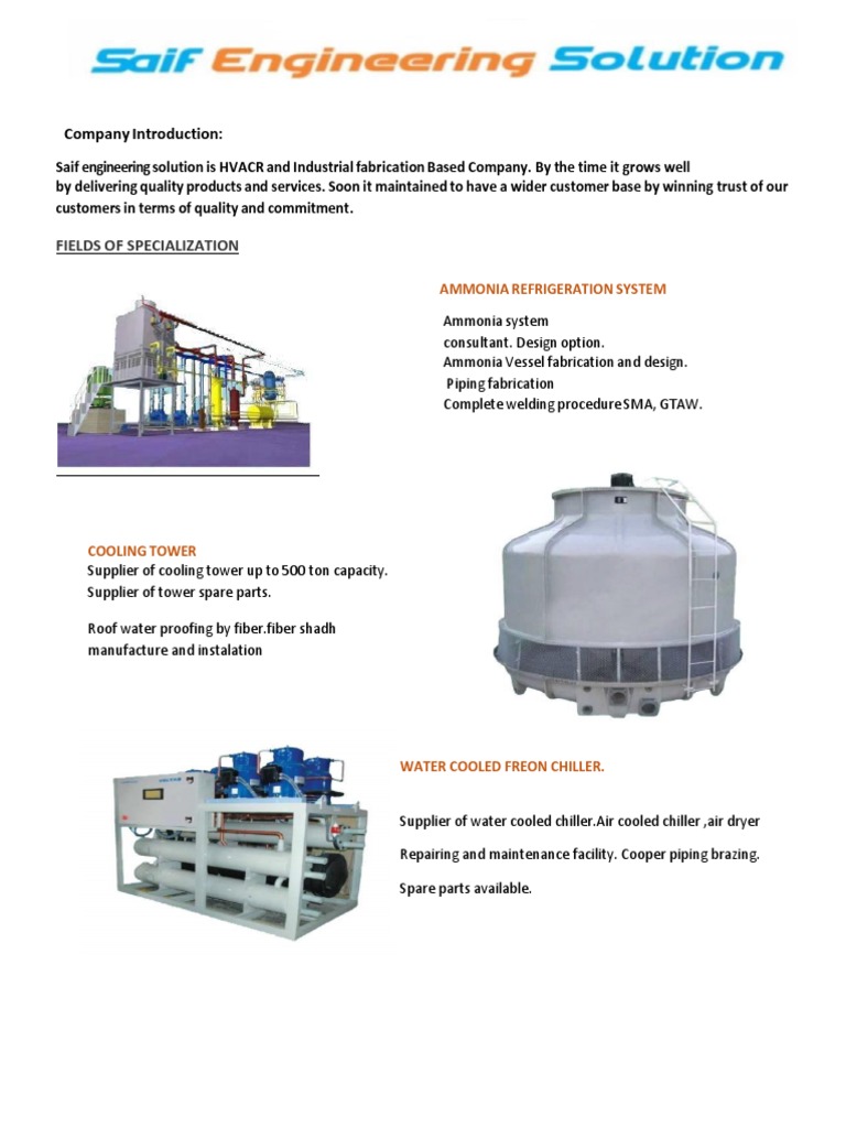Saif Engineering Company Introduction | PDF | Physical Sciences | Home