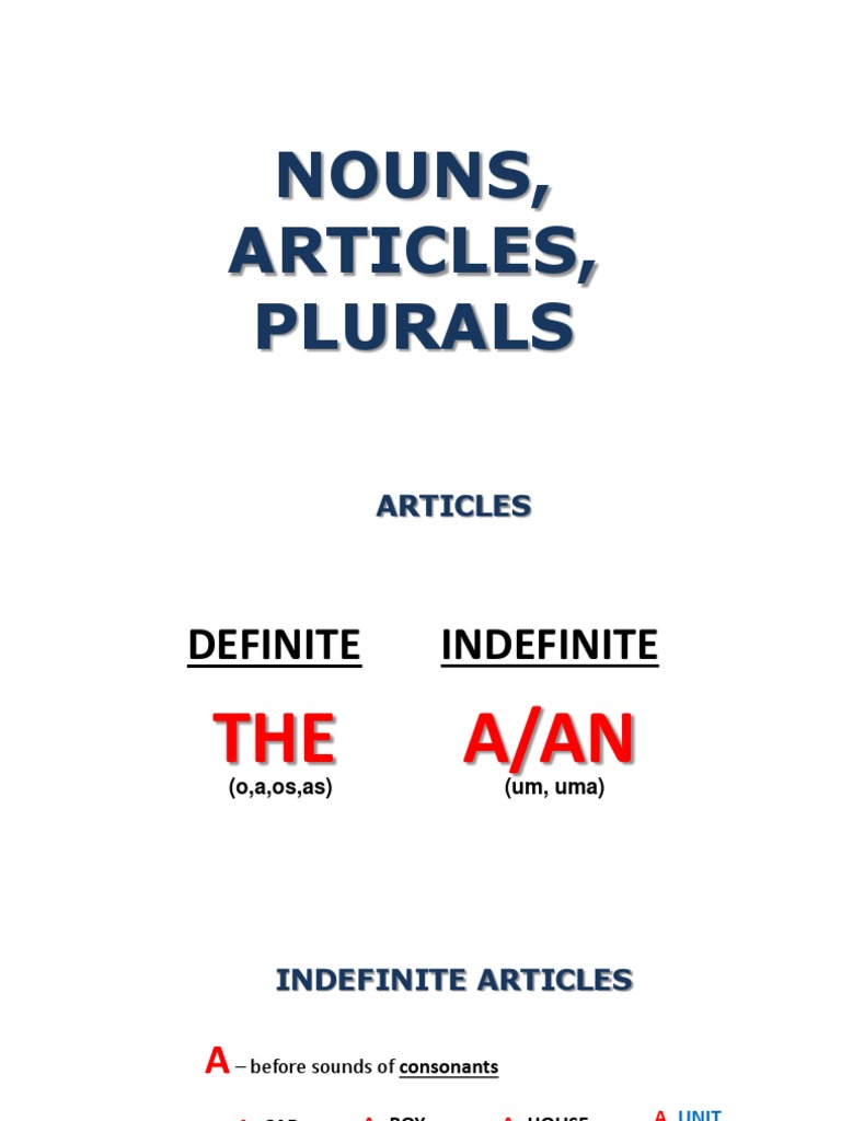 ING-51 ACON-B Aula 07-08 - Nouns Adjectives | PDF
