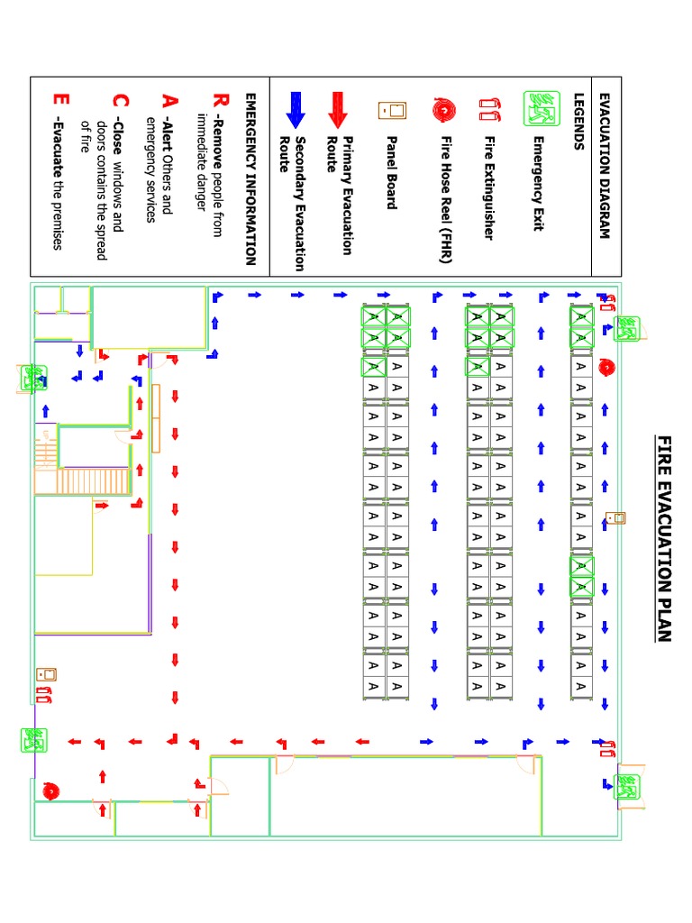 Fire Evacuation Plan | PDF