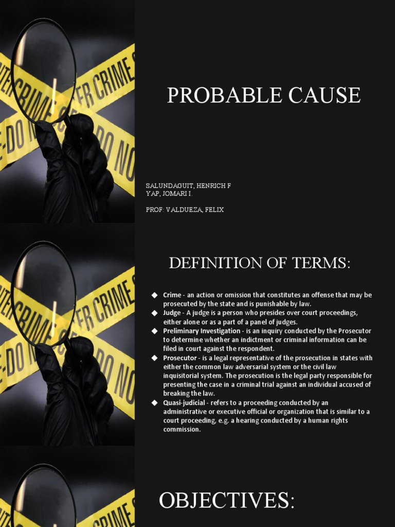 Understanding Probable Cause | PDF