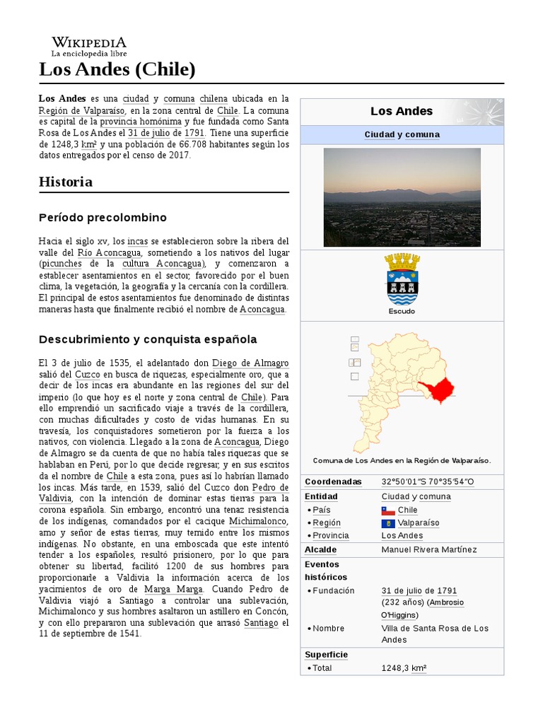 Los Andes (Chile) | PDF | Chile