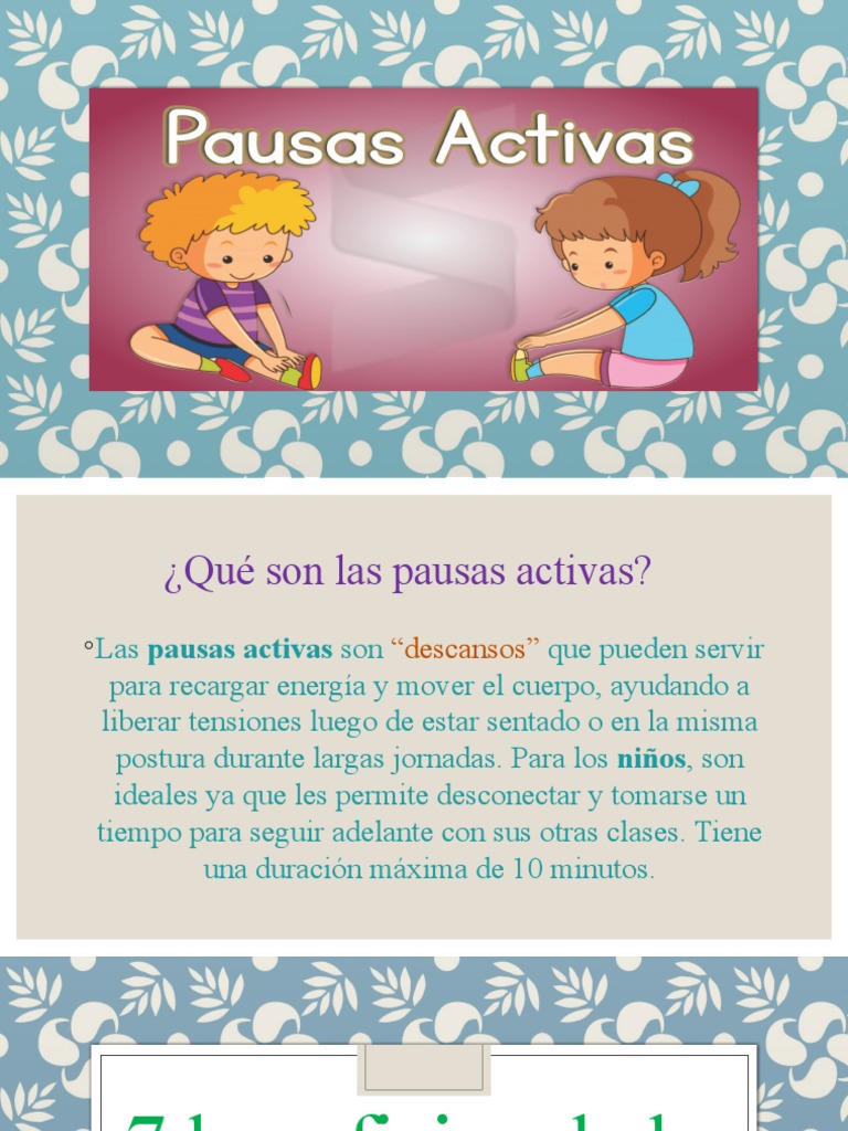 Pausas Activas | PDF | Aprendizaje | Mente