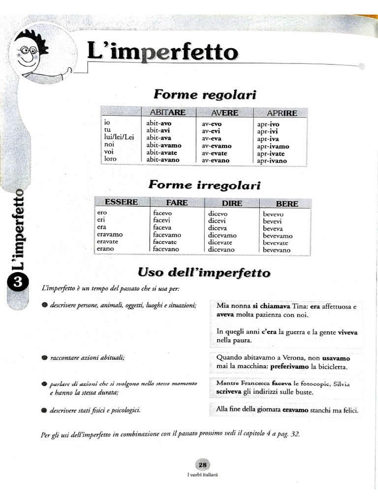 Imperfetto | PDF