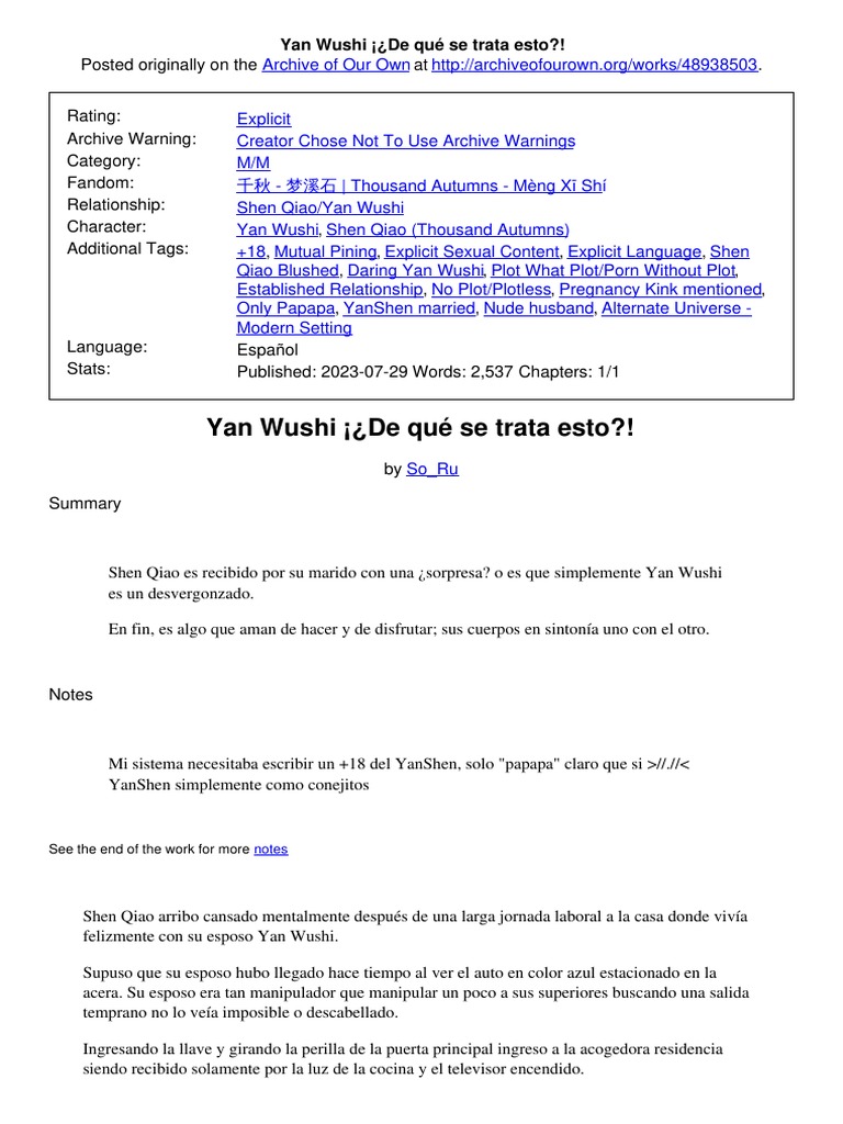 Yan Wushi de Que Se | PDF | Novela negra, policíaca y suspenso