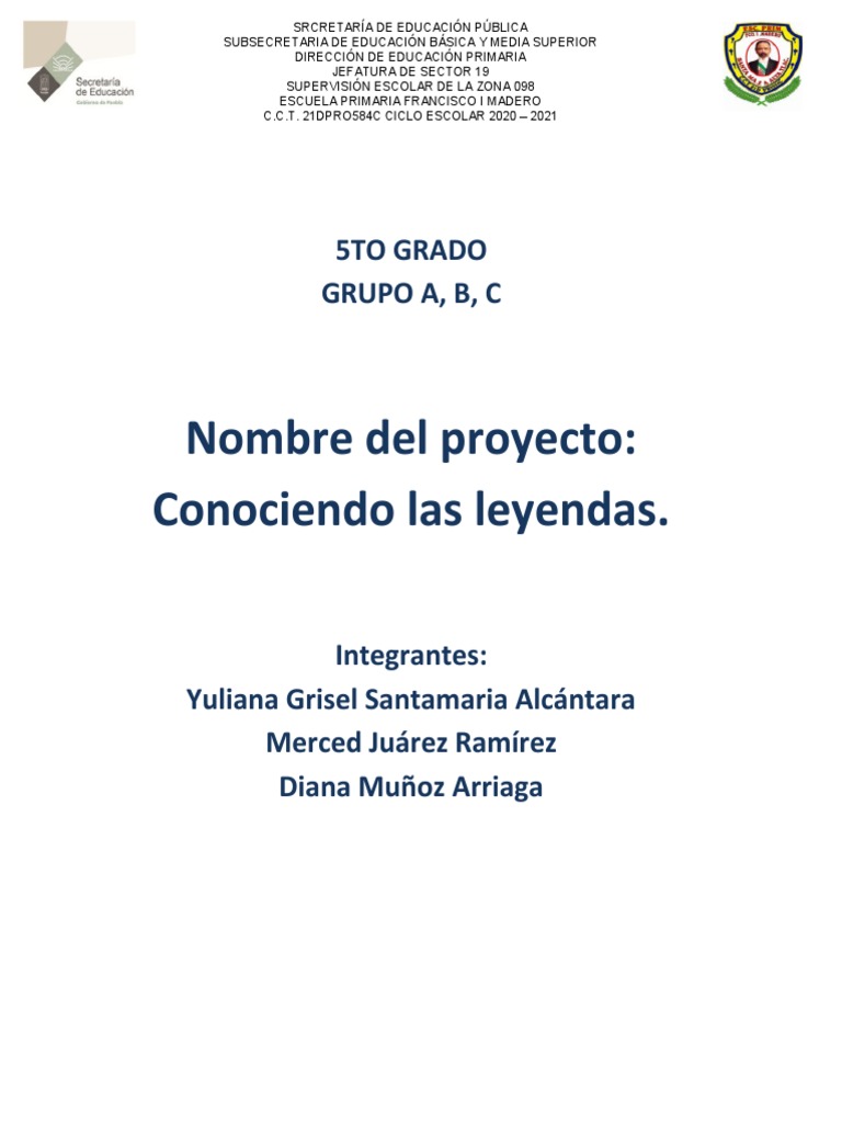 5 Abc - Proyecto Didactico | PDF | Educación primaria | Evaluación