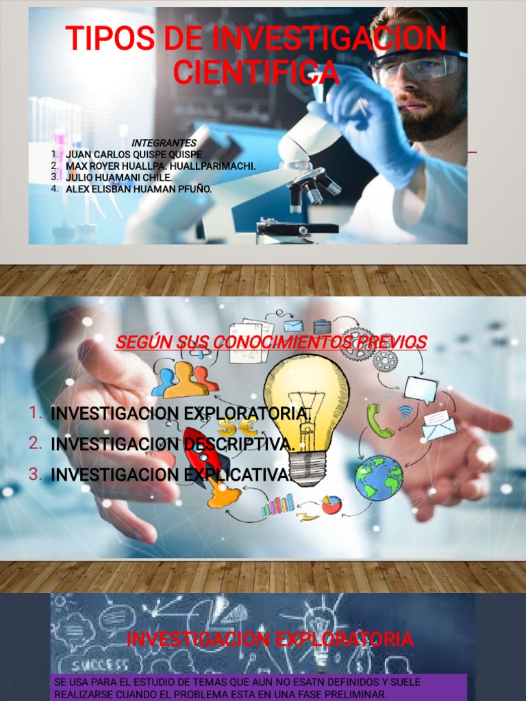 Tipos de Investigacion Cientifica | PDF | Caso de estudio | Evidencia