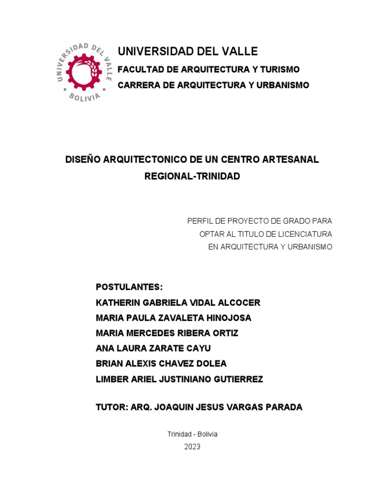 Perfil Centro Artesanal 25 Agosto | PDF
