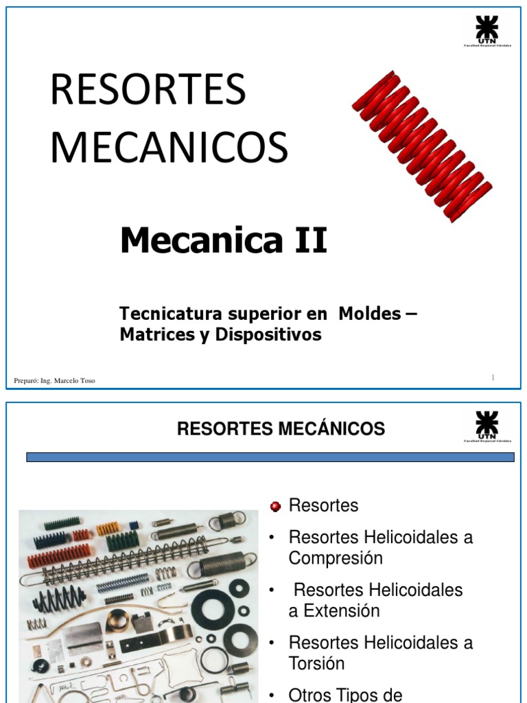 Resortes Mecanicos | PDF