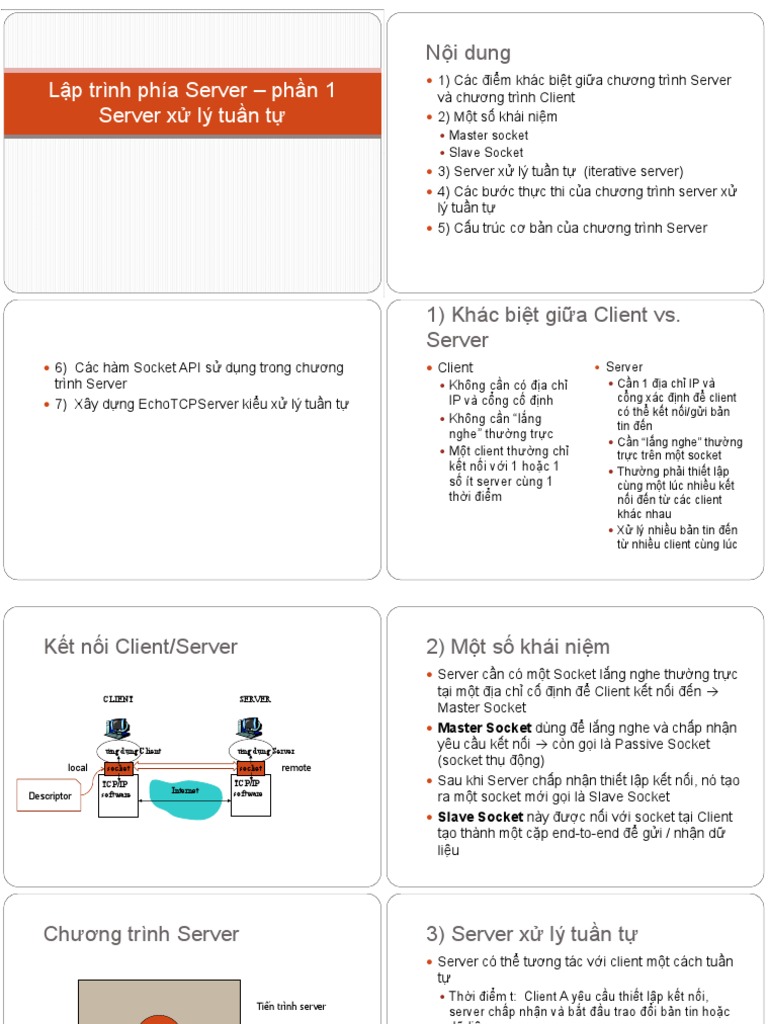 9 - Lập trình cho Server-print | PDF
