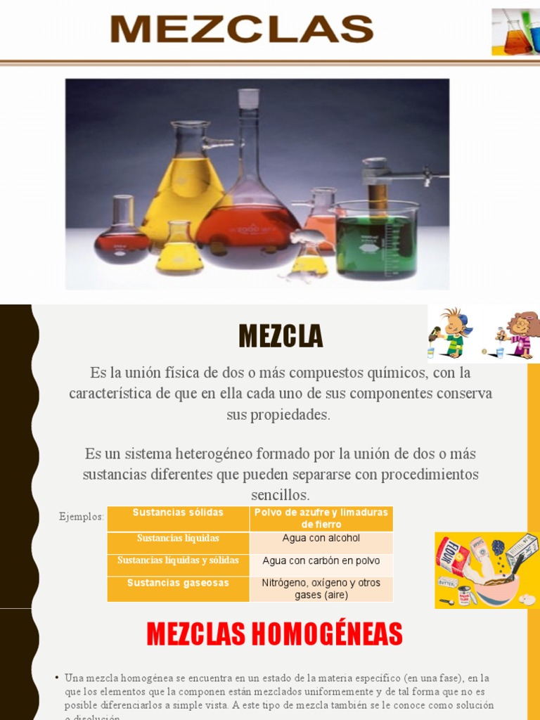 1 Mezclas Homogéneas y Heterogéneas | PDF